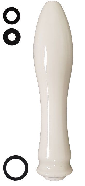Cream Ceramic Beer Pump Handle With Washers From RLBS LTD - Hand Pumps ...